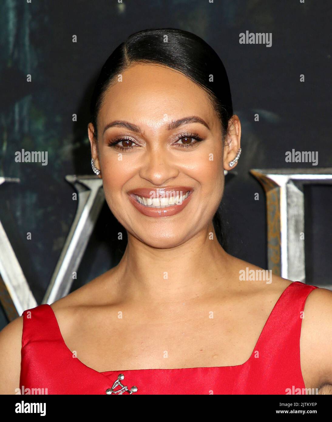 Cynthia Addai-Robinson attending 'The Lord of The Rings: The Rings of ...