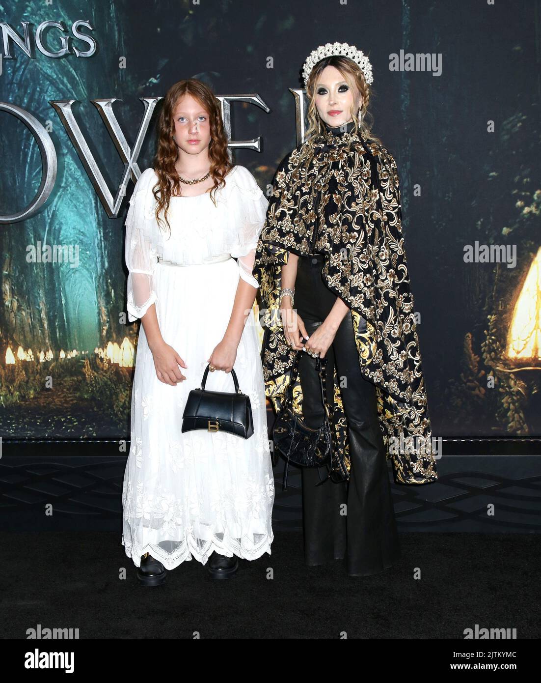 Stacey Bendet and daughter Eloise attending 'The Lord of The Rings: The ...