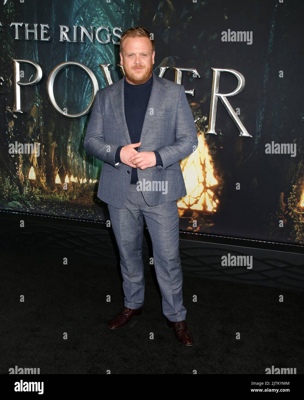 Owain Arthur attending 'The Lord of The Rings: The Rings of Power' New ...