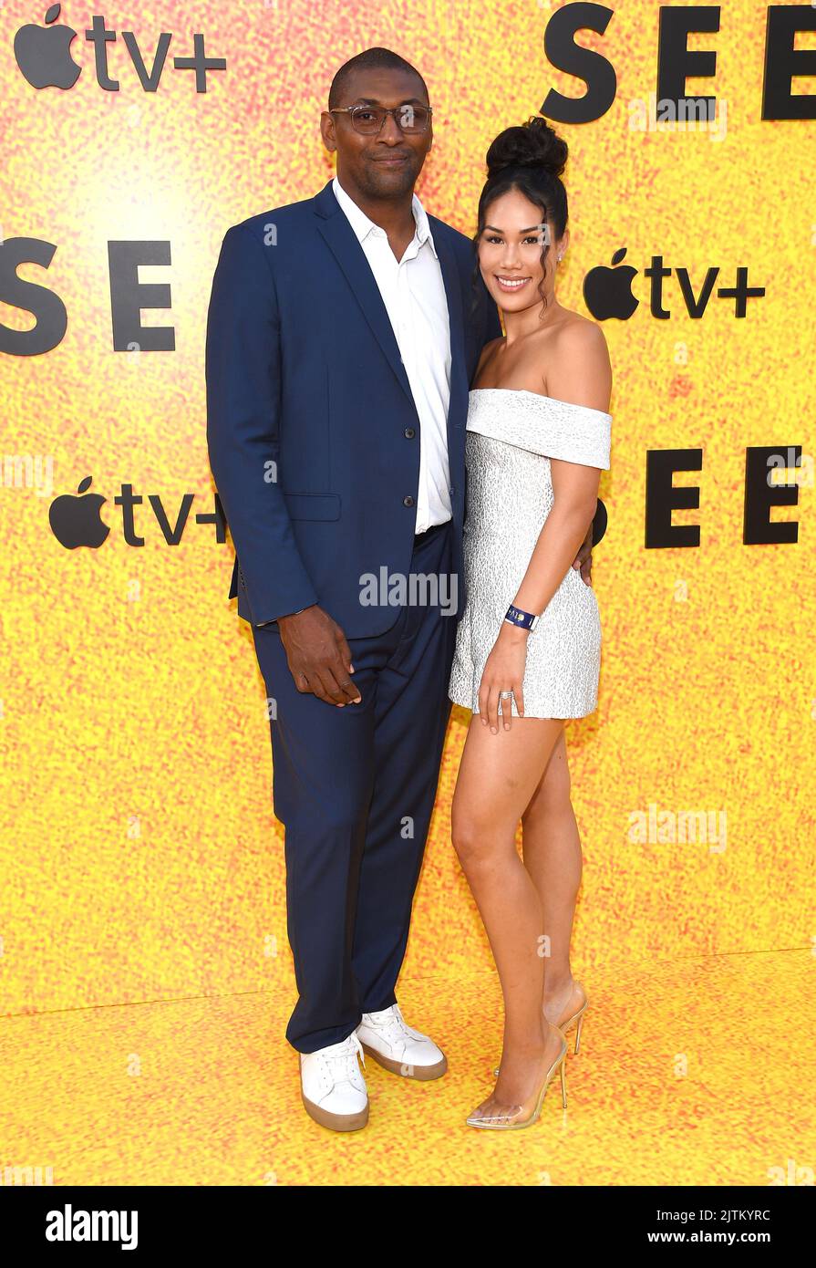 Metta Sandiford-Artest arriving to Apple TV+ ‘See’ Season 3 Premiere at ...