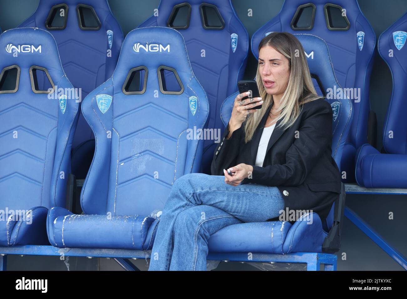 Empoli, Italy. 31st Aug, 2022. Empoli vice president Rebecca Corsi ...