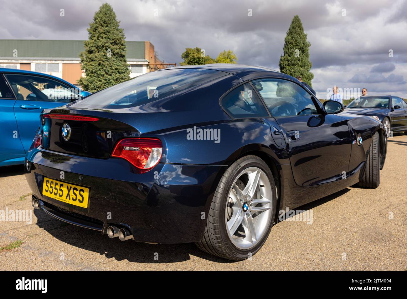 BMW Z4 M coupe on display at the Bicester Heritage Scramble celebrating ...