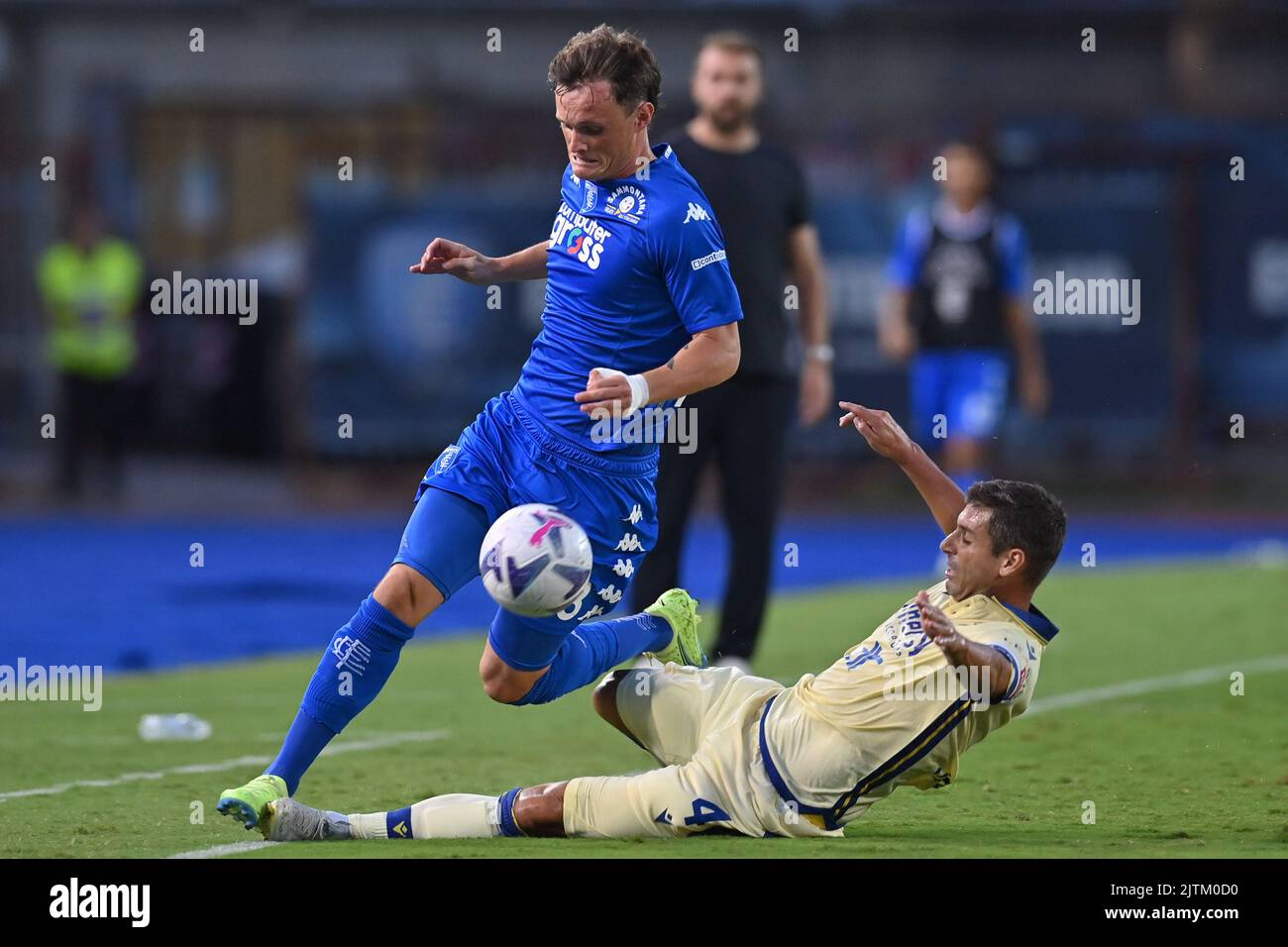 Empoli, Italy. 31st Aug, 2022. Miguel Veloso (Hellas Verona FC) and ...