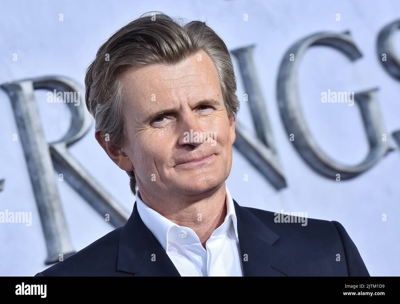 Charles Edwards arriving to "The Lord of the Rings: The Rings of Power ...