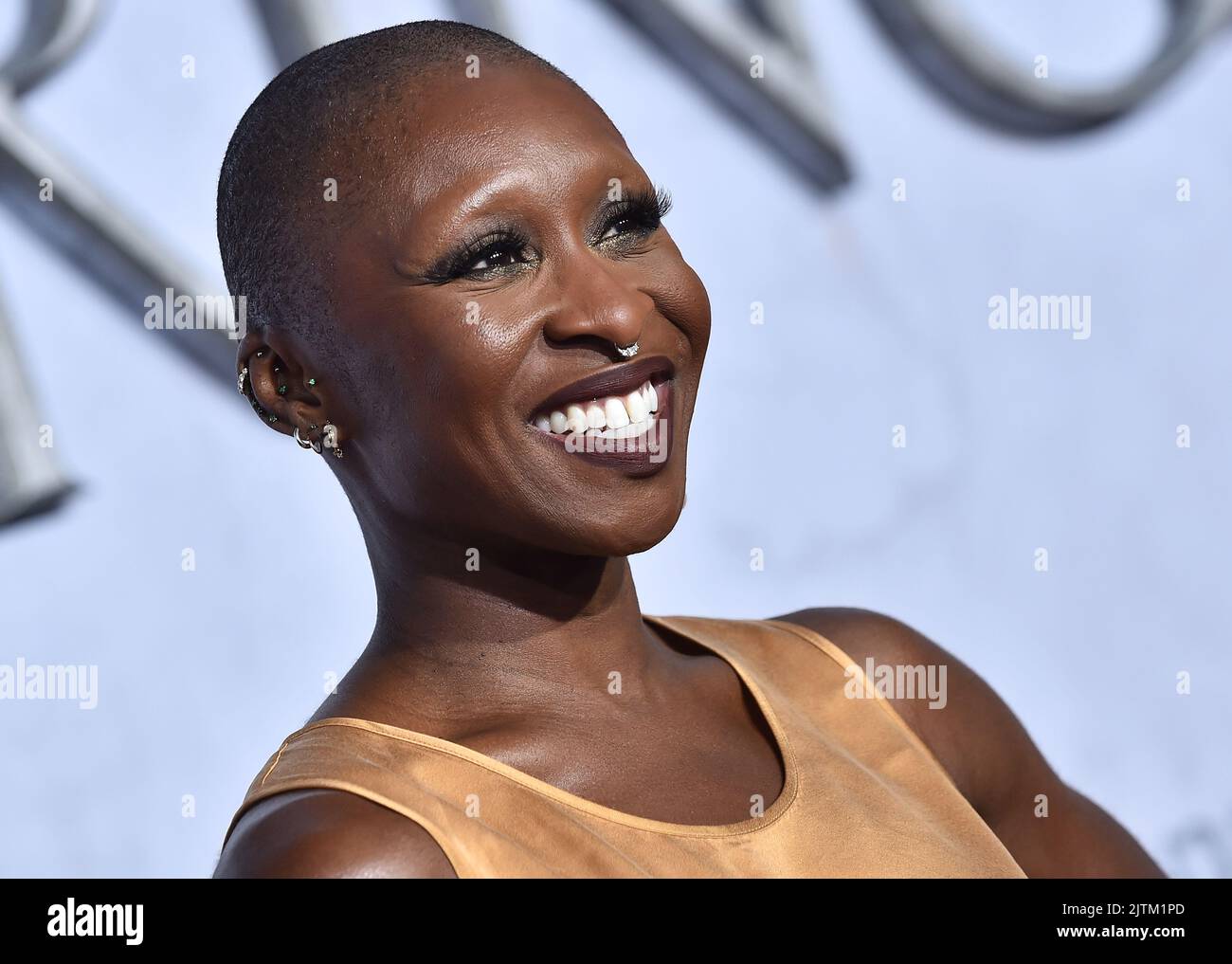 Cynthia Erivo arriving to "The Lord of the Rings: The Rings of Power ...