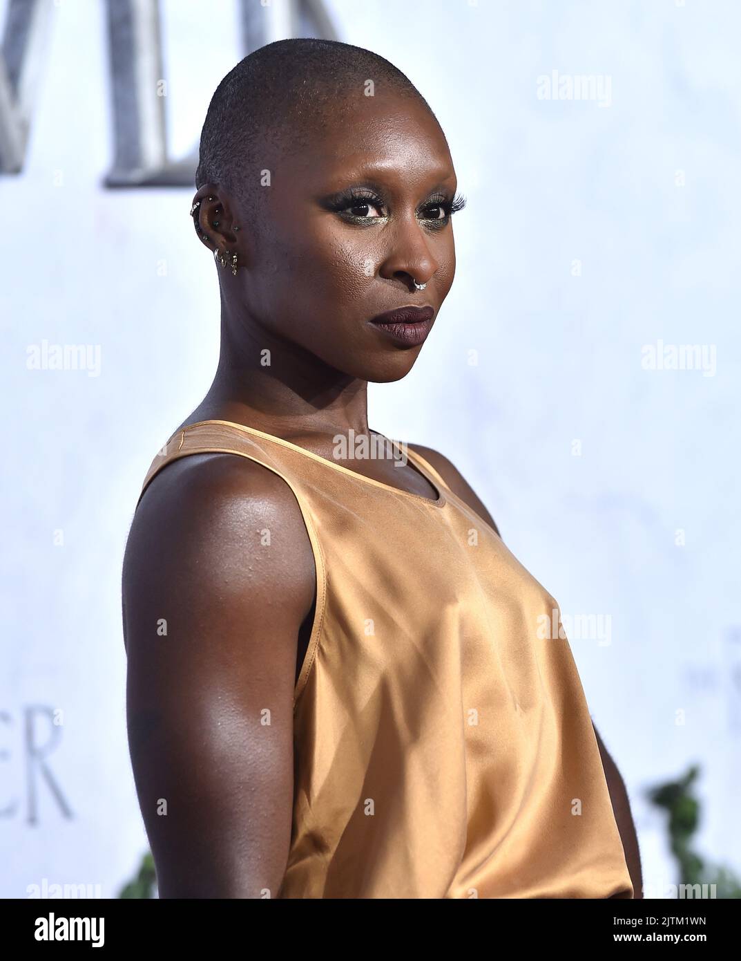 Cynthia Erivo arriving to "The Lord of the Rings: The Rings of Power ...