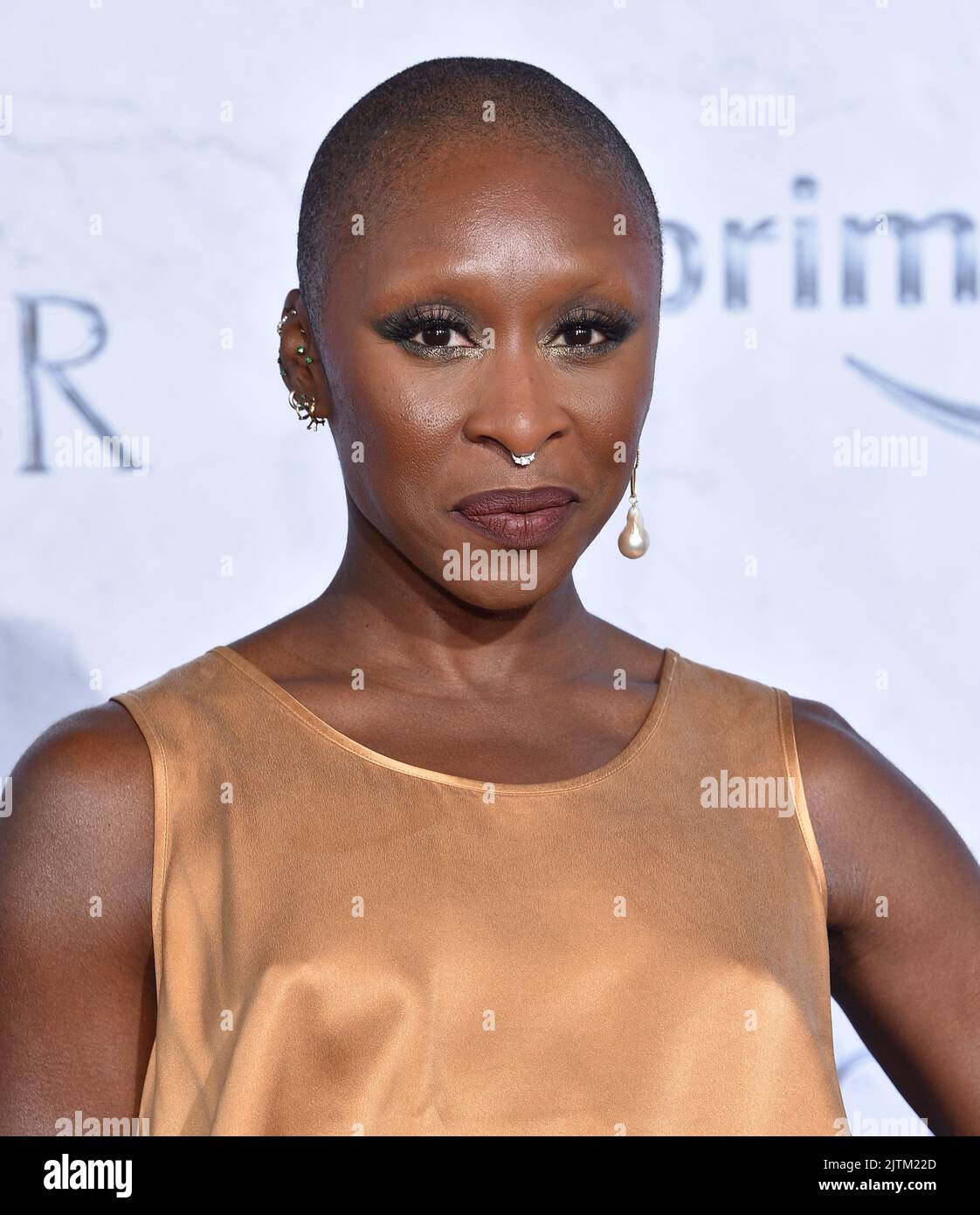 Cynthia Erivo arriving to "The Lord of the Rings: The Rings of Power ...