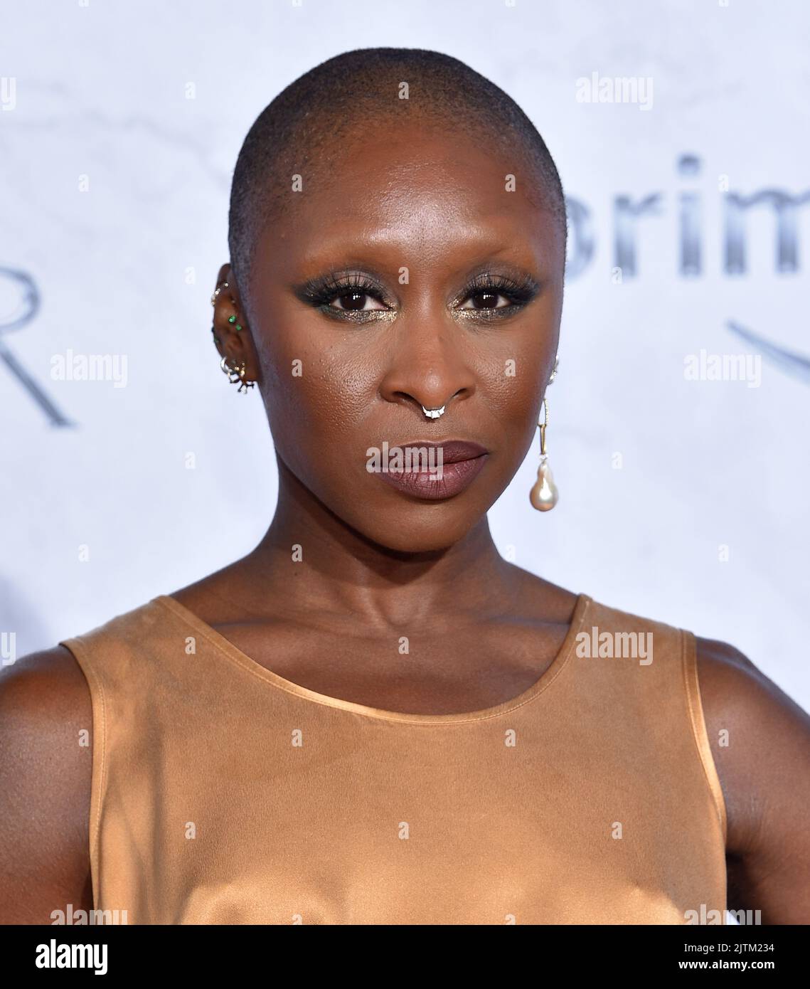 Cynthia Erivo arriving to "The Lord of the Rings: The Rings of Power ...