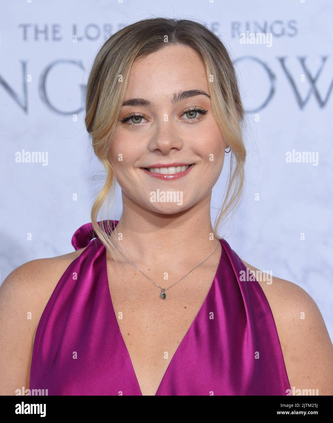 Lexi Simonsen arriving to "The Lord of the Rings: The Rings of Power ...