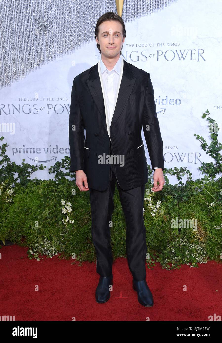 Leon Wadham arriving to "The Lord of the Rings: The Rings of Power" Los ...