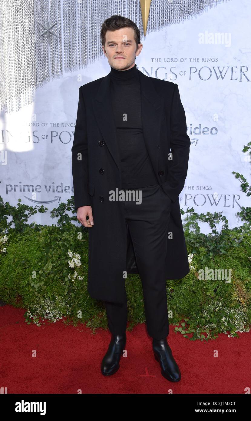 Robert Aramayo arriving to "The Lord of the Rings: The Rings of Power ...