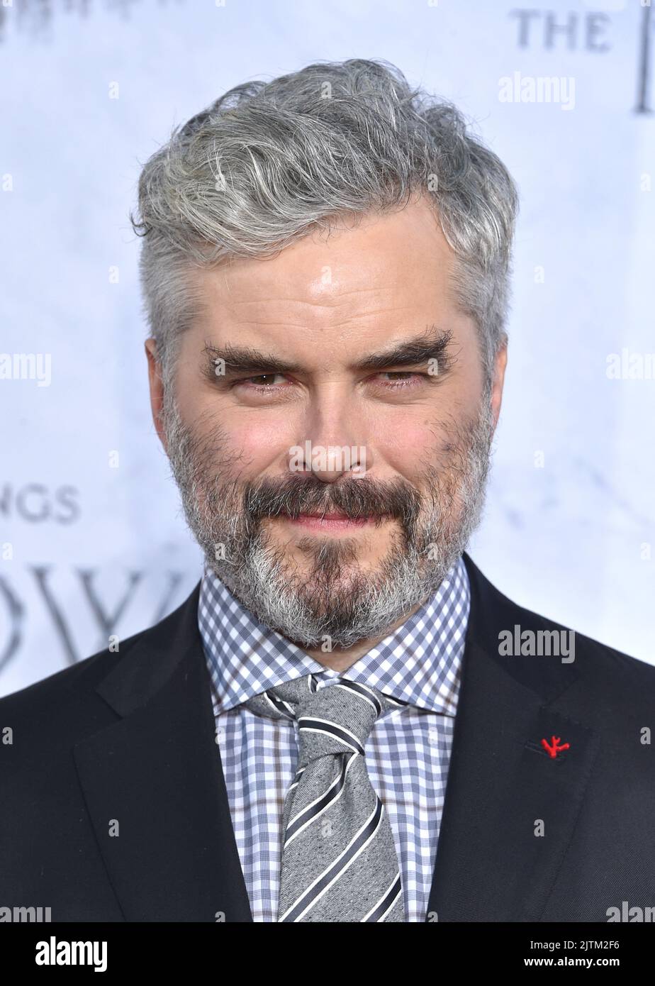 Trystan Gravelle arriving to "The Lord of the Rings: The Rings of Power ...