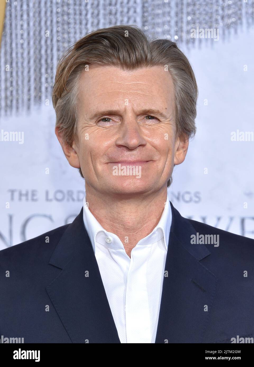 Charles Edwards arriving to "The Lord of the Rings: The Rings of Power ...