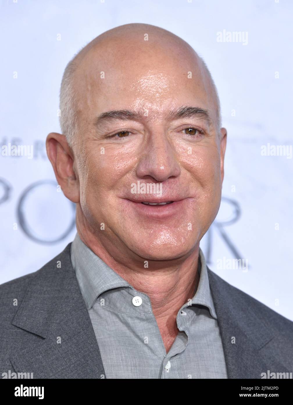 Jeff Bezos arriving to "The Lord of the Rings: The Rings of Power" Los ...