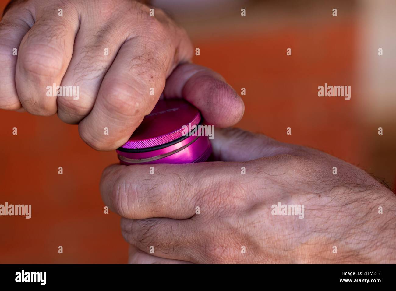 Grinding weed hi-res stock photography and images - Alamy