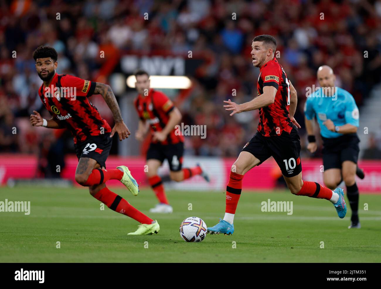 Bournemouth's Ryan Christie in action during the Premier League match ...