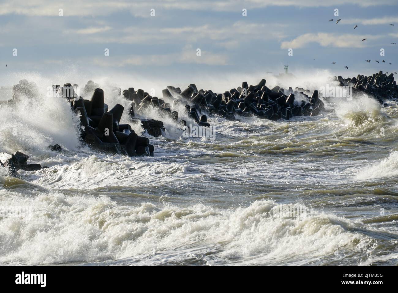 Strong sea waves hitting rocky hi-res stock photography and images - Alamy
