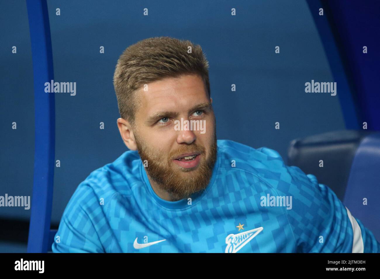 Saint Petersburg, Russia, 31 August 2022: Football. Russian Cup 2022-2023. Zenit FC - FC Fakel ...