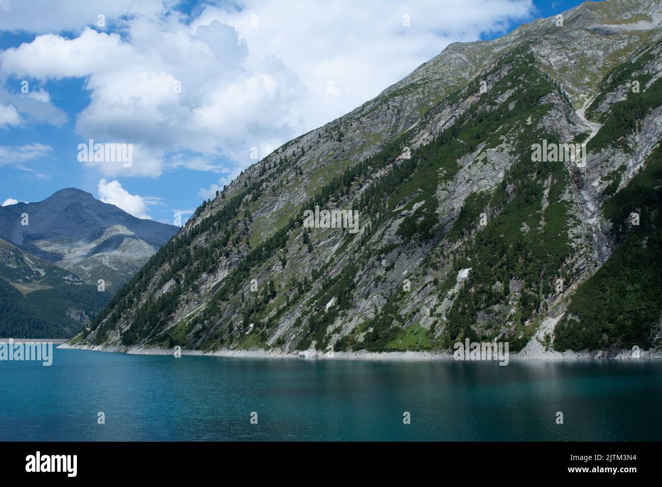 Water storage reservoir for a hydroelectric power plant in the Austrian ...