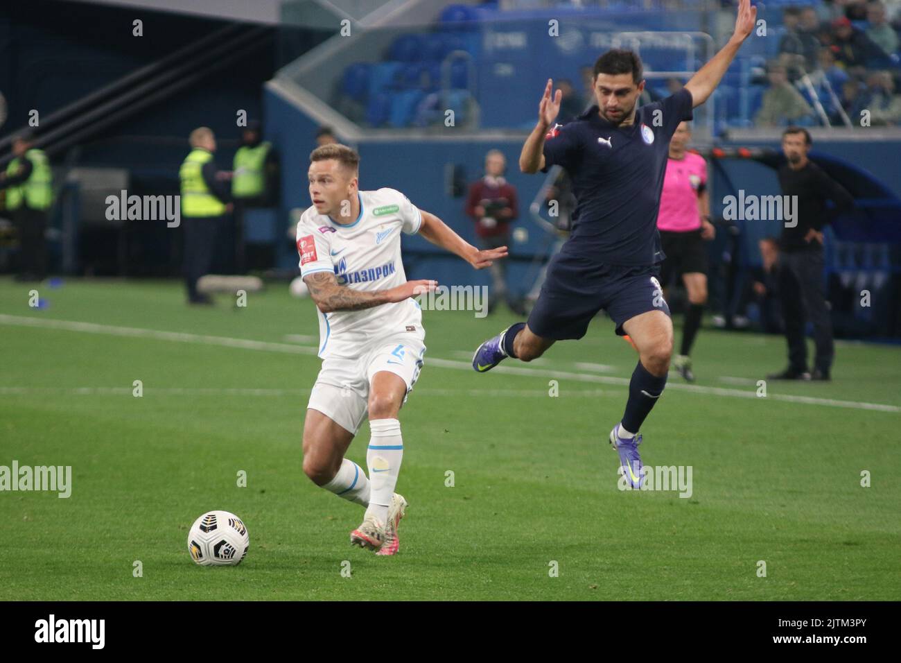 Saint Petersburg, Russia, 31 August 2022: Football. Russian Cup 2022 ...