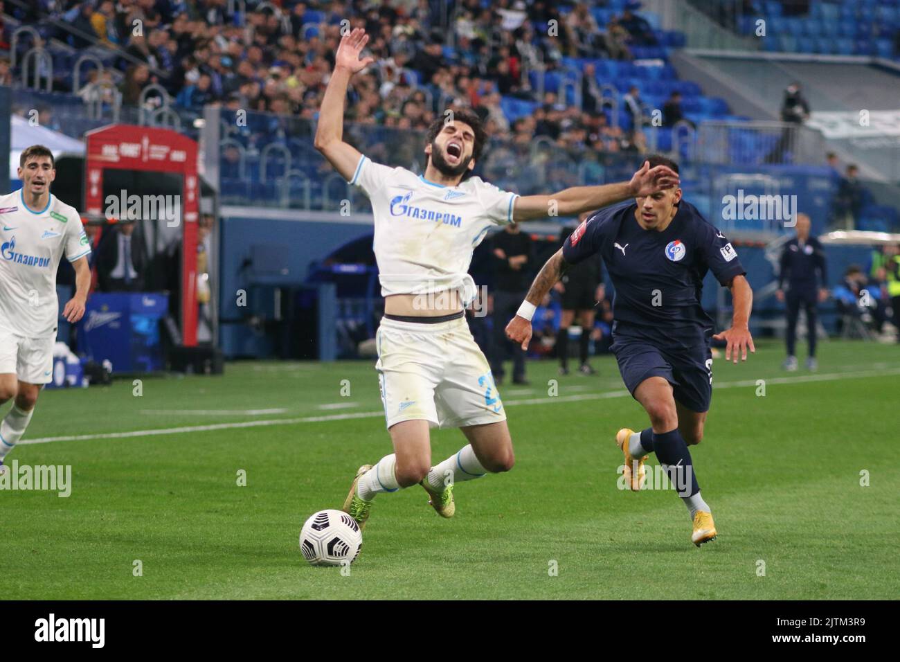 Saint Petersburg, Russia, 31 August 2022: Football. Russian Cup 2022 ...