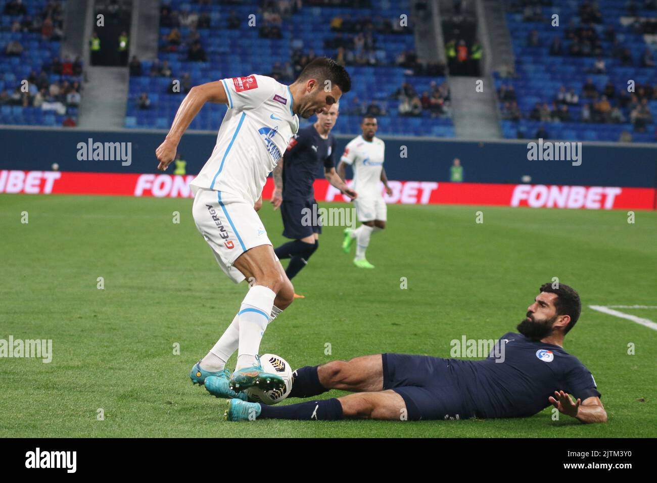 Saint Petersburg, Russia, 31 August 2022: Football. Russian Cup 2022 ...