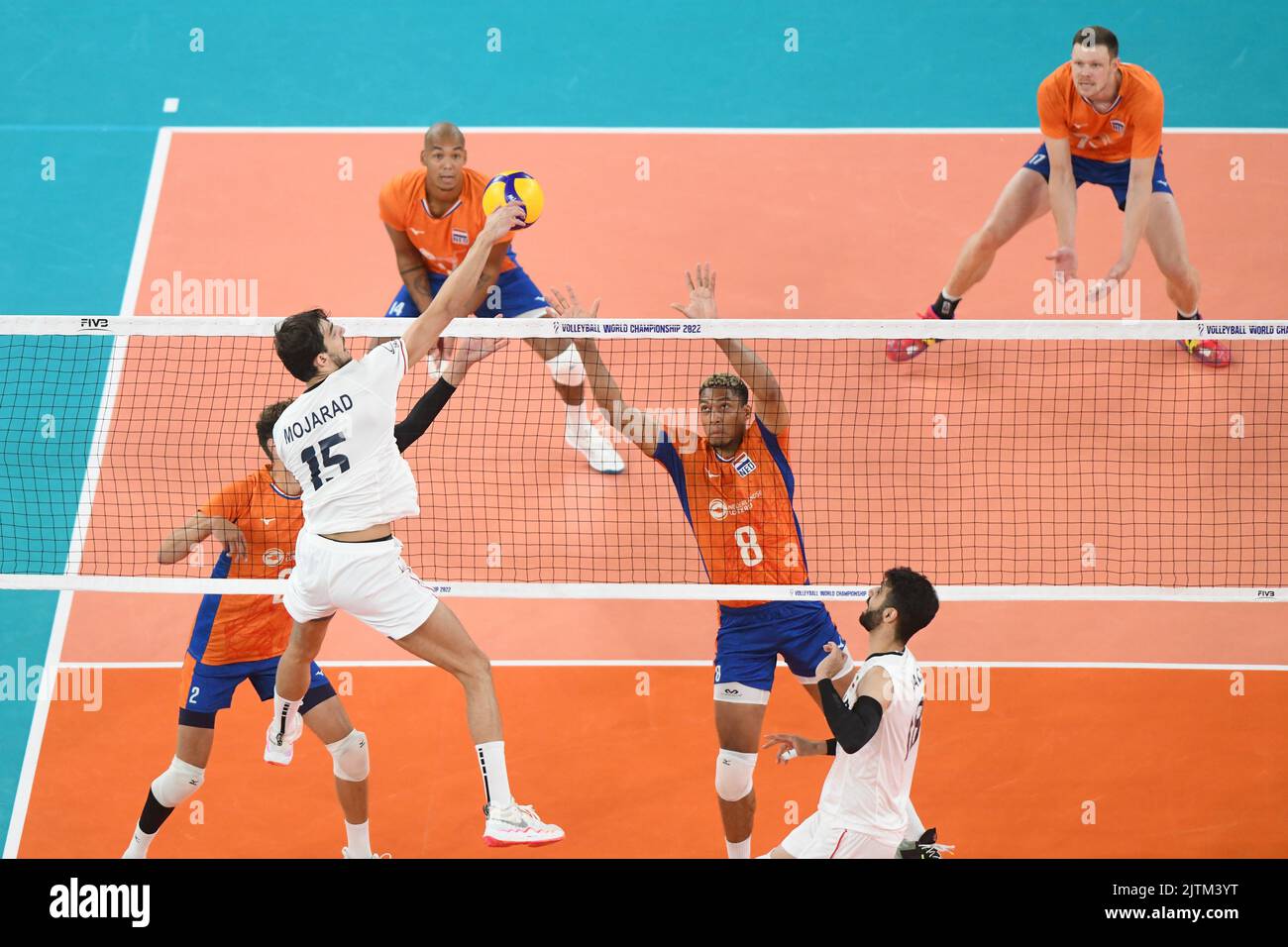 Aliasghar Mojarad (Iran), Fabian Plak (Netherlands). Volleyball World ...