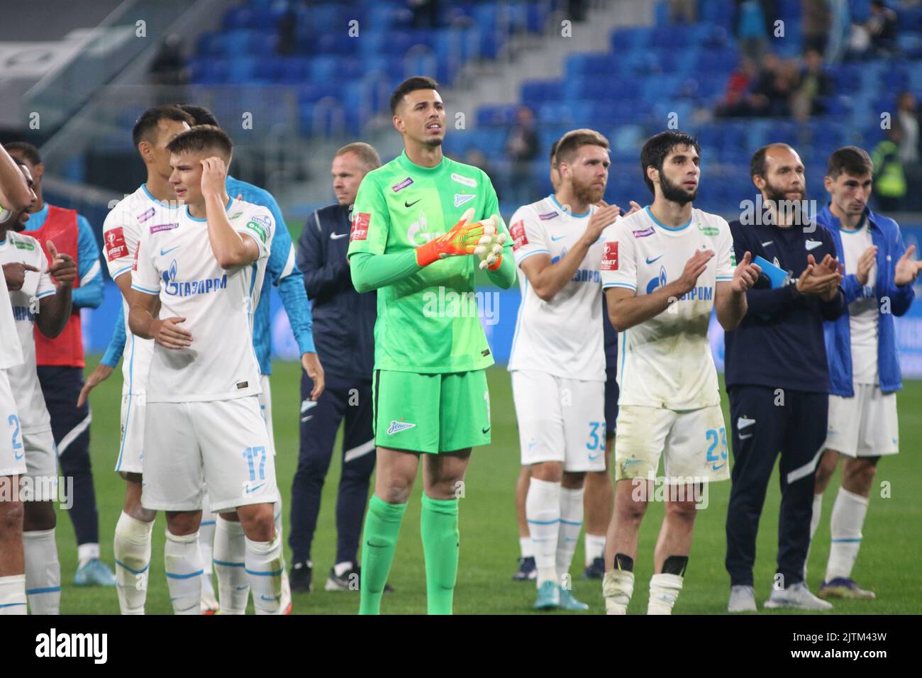 Saint Petersburg, Russia, 31 August 2022: Football. Russian Cup 2022 ...