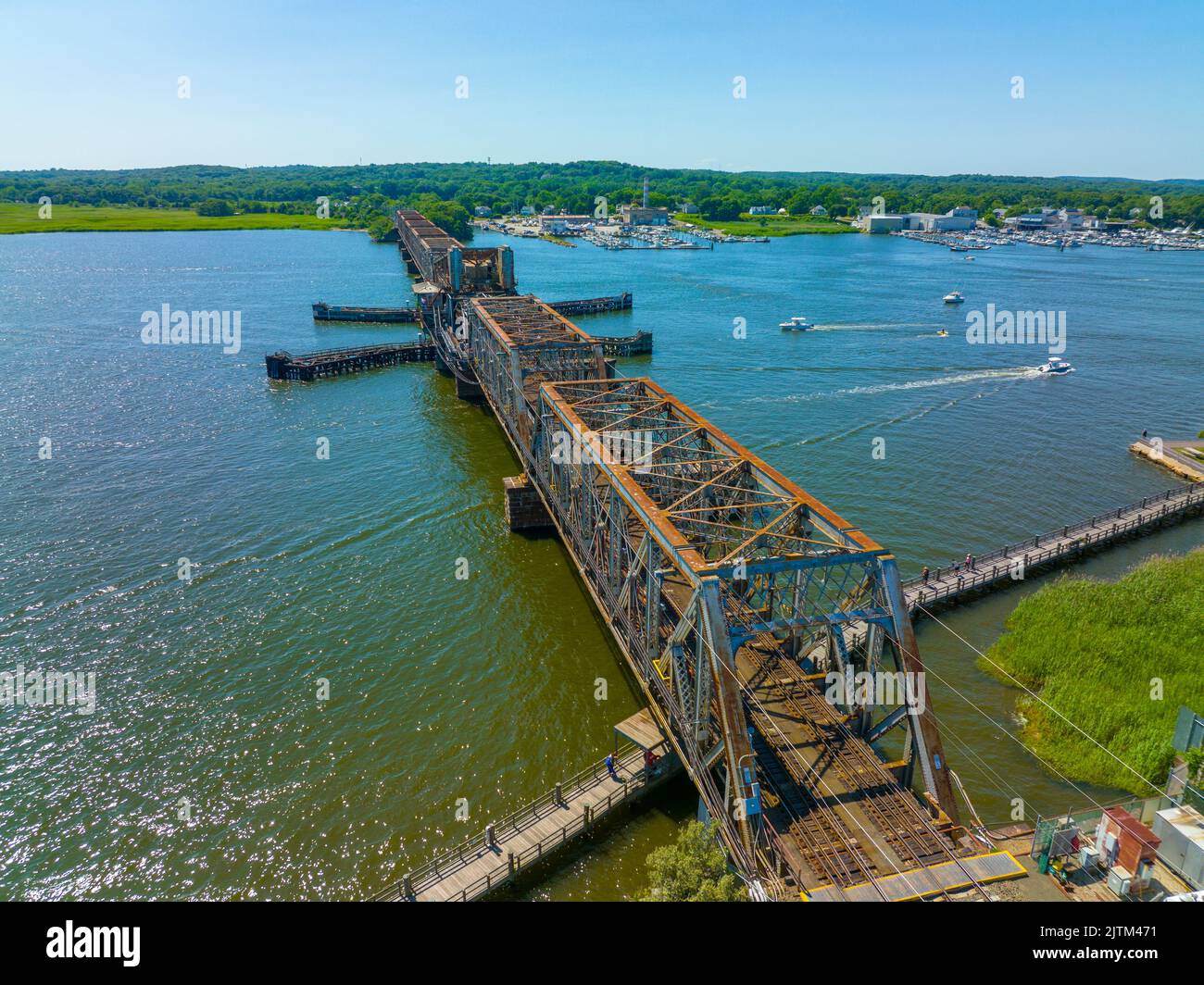 Old Saybrook Old Lyme Bridge is the last crossing the Connecticut River ...