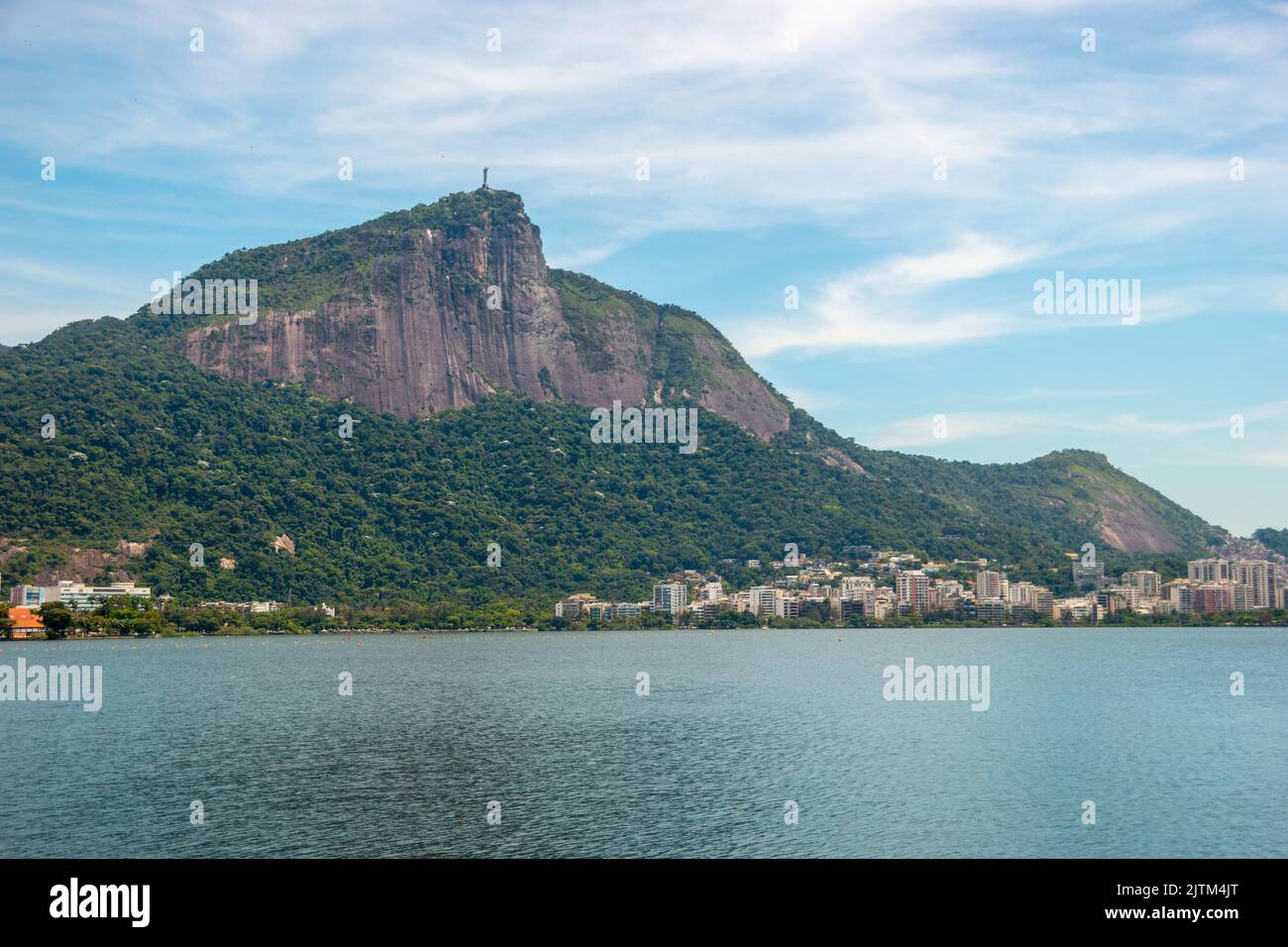 view Rodrigo de Freitas lagoon in rio de janeiro Brazil Stock Photo - Alamy
