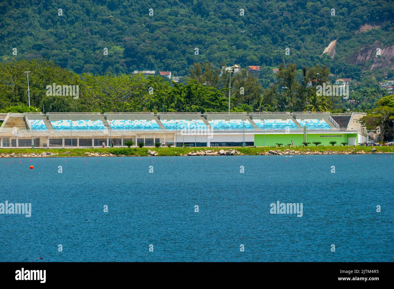 view Rodrigo de Freitas lagoon in rio de janeiro Brazil Stock Photo - Alamy