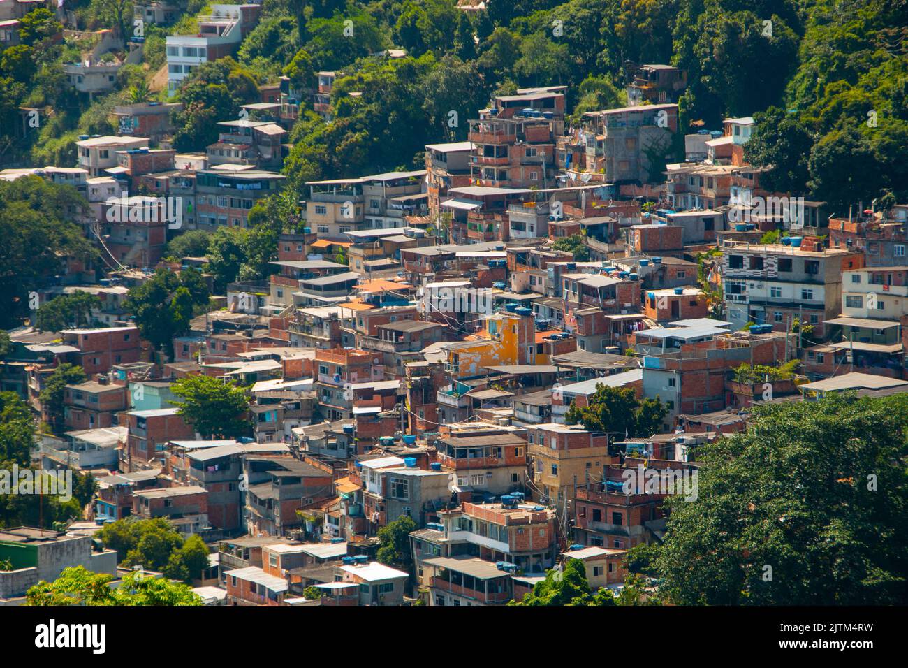 Babylonian slum in Copacabana in Rio de Janeiro Brazil Stock Photo - Alamy
