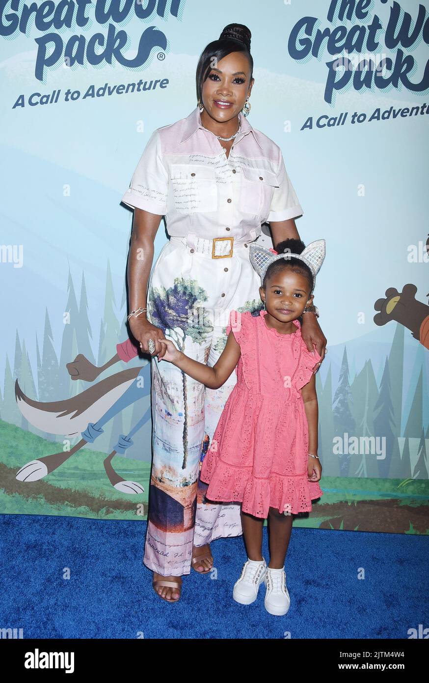 Vivica A. Fox and goddaughter Iman Joelle arriving to the "The Great ...