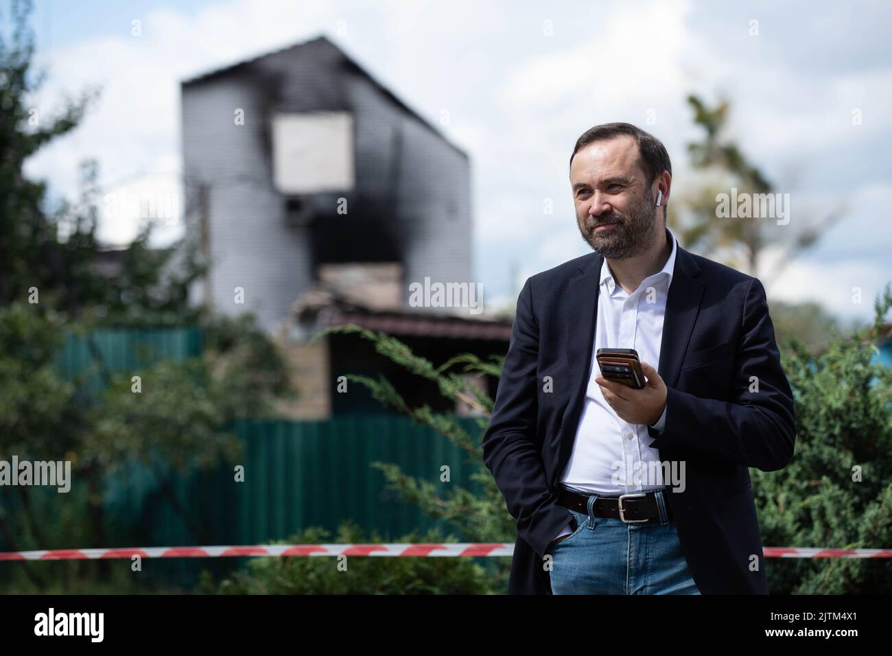 Irpin, Ukraine. 31st Aug, 2022. Ex-deputy of Russia's Duma Ilya ...