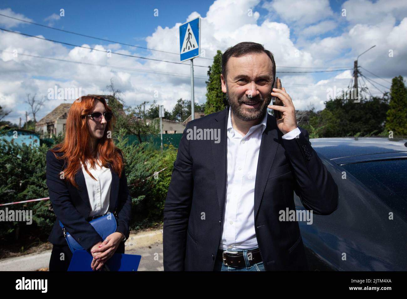 Irpin, Ukraine. 31st Aug, 2022. Ex-deputy of Russia's Duma Ilya ...