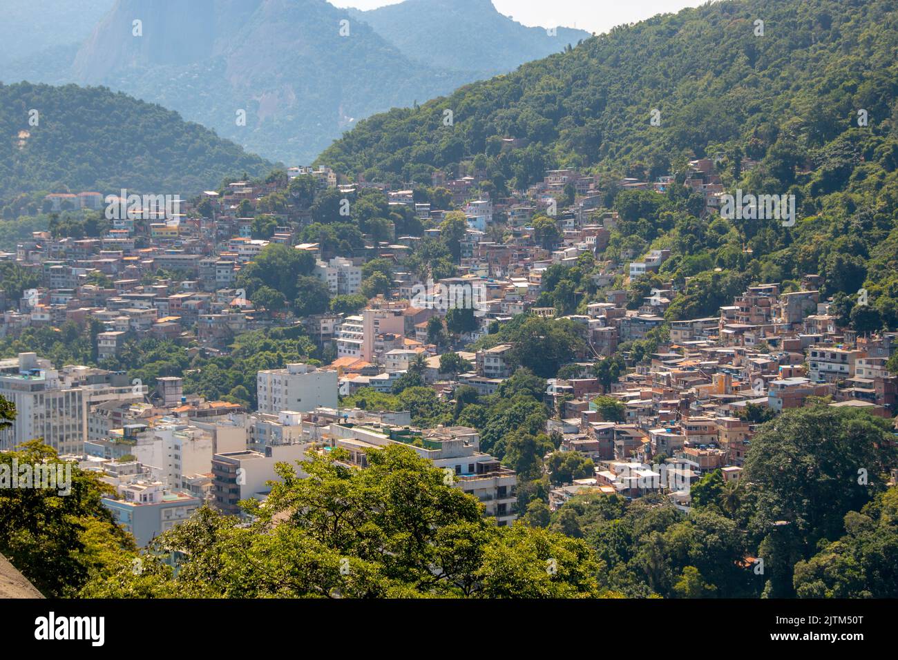 Brazil rio slums aerial hi-res stock photography and images - Alamy