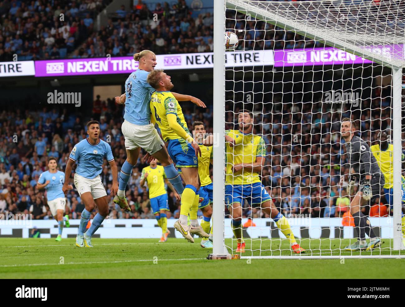 Manchester, England, 31st August 2022. Erling Haaland of Manchester ...
