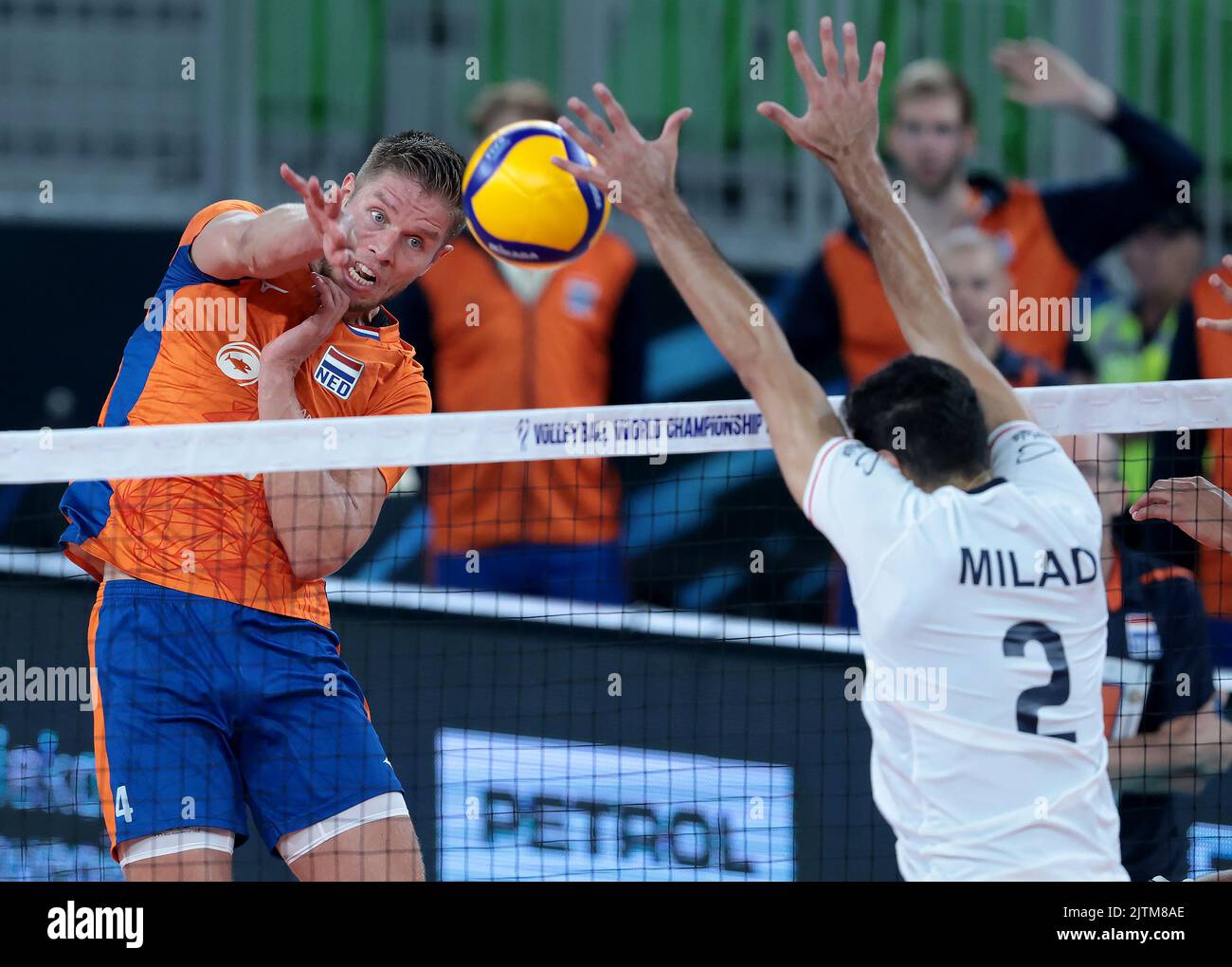 LJUBLJANA, SLOVENIA - AUGUST 31: Thijs Ter Horst of the Netherlands in ...