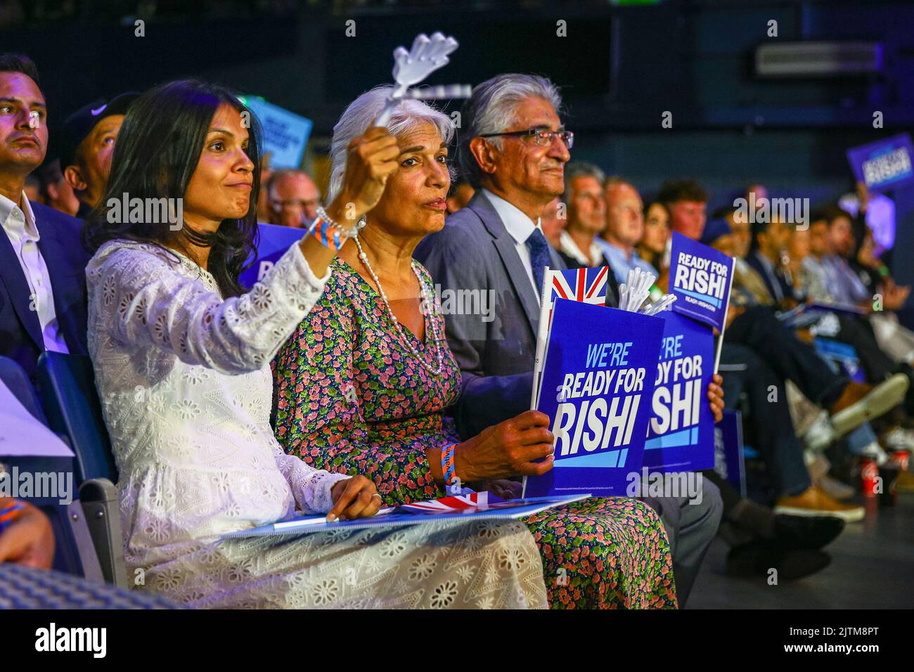 London, UK. 31st Aug, 2022. The final hustings in the Conservative ...