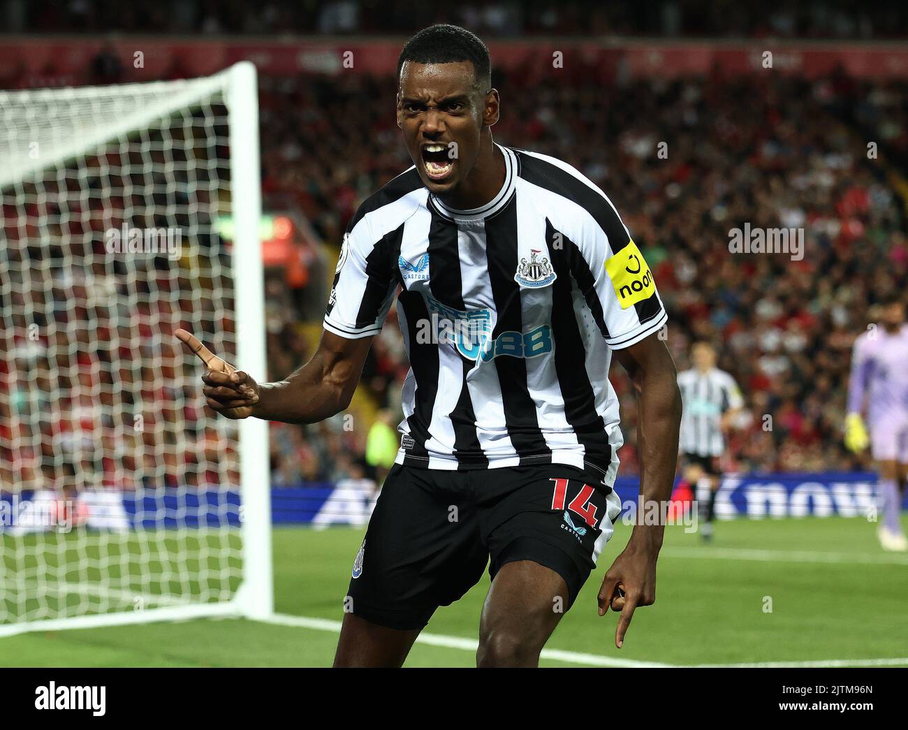 Alexander isak celebrates 2022 hi-res stock photography and images - Alamy