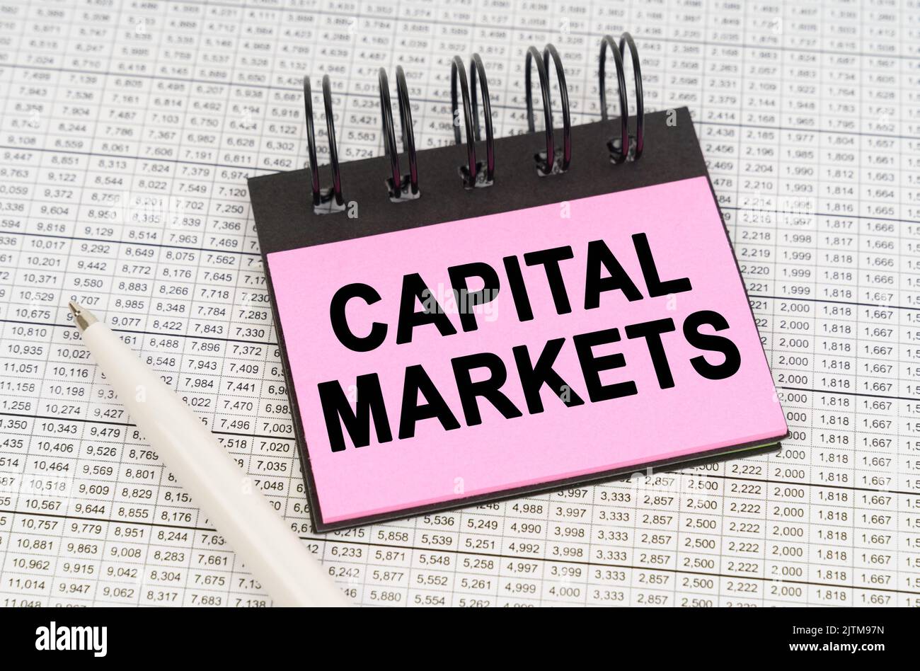 Business concept. On reporting documents and charts there is a pen and ...