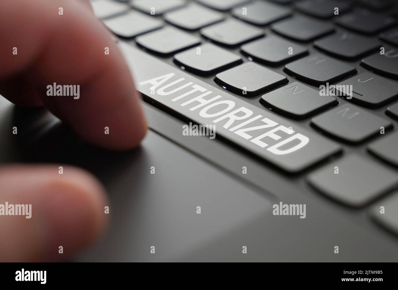 Authorized word hi-res stock photography and images - Alamy