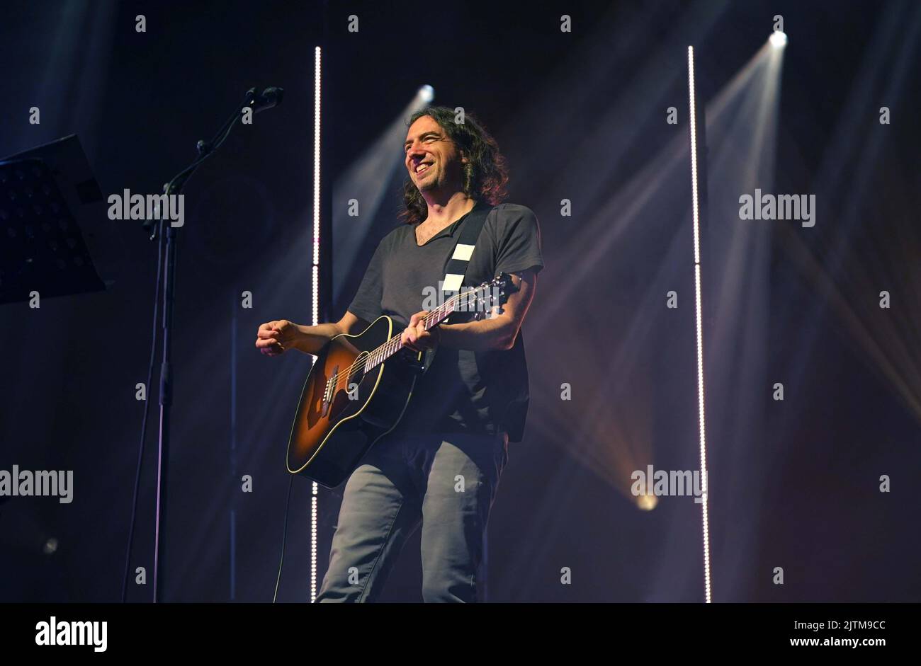 Snow Patrol performing at Bangor Marina to celebrate frontman Gary ...