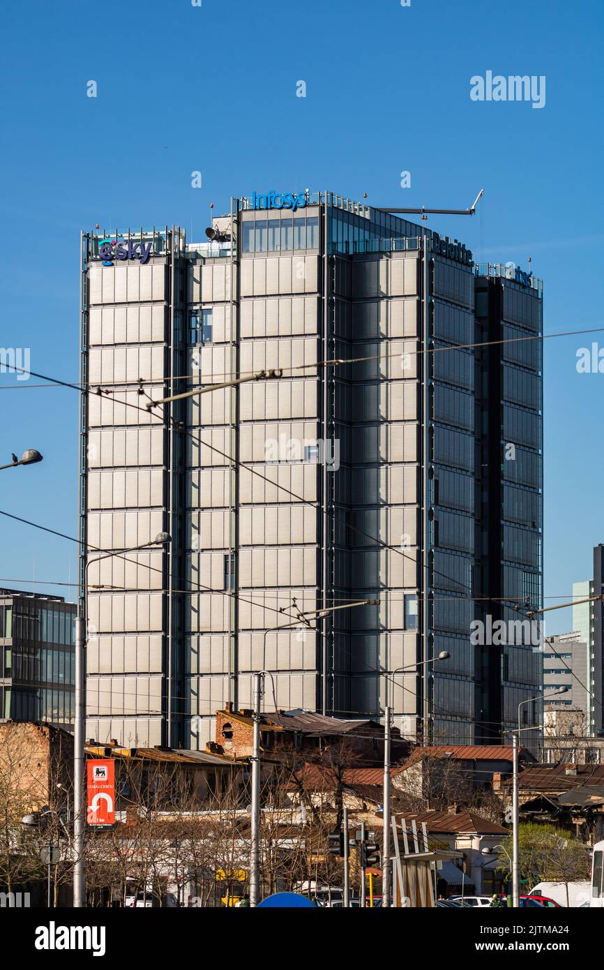 Modern architecture in Bucharest city, Romania, 2022 Stock Photo - Alamy