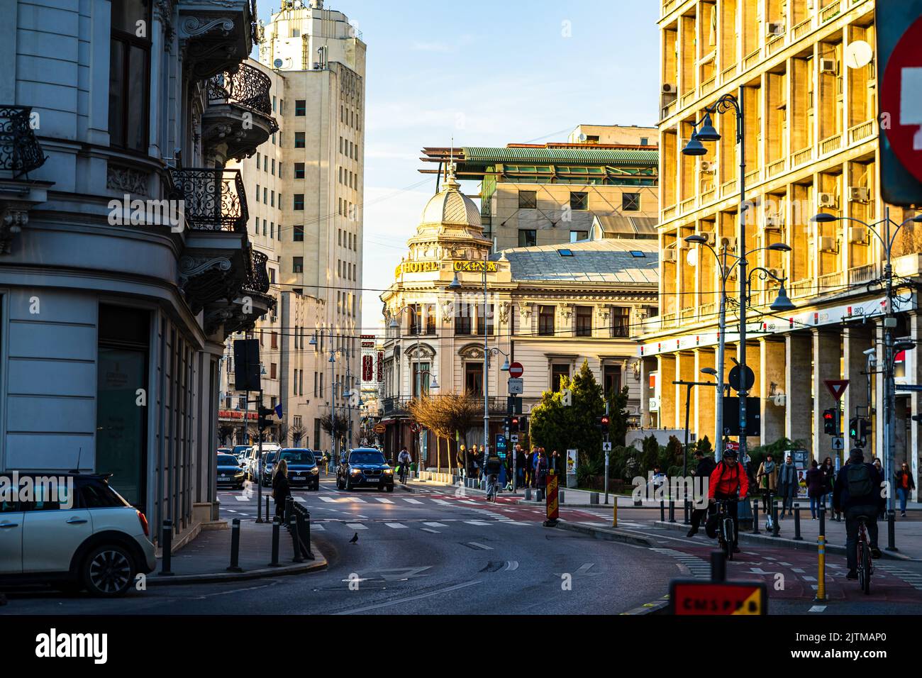 Historic building architecture in Bucharest, Romania, 2022 Stock Photo - Alamy