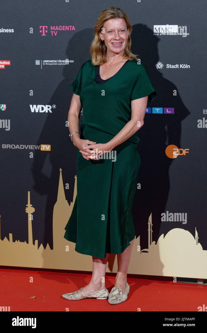 Cologne, Germany. 31st Aug, 2022. Actress Caroline Peters arrives for ...