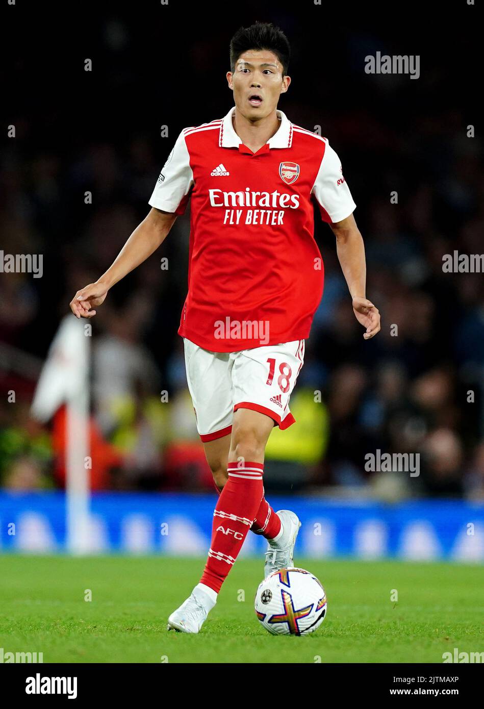 Tomiyasu arsenal 2022 august hi-res stock photography and images - Alamy