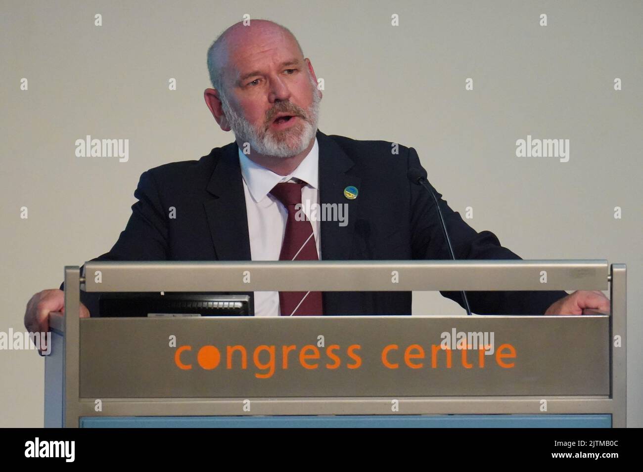 Aslef General Secretary, Mick Whelan speaking during a rally to Save ...
