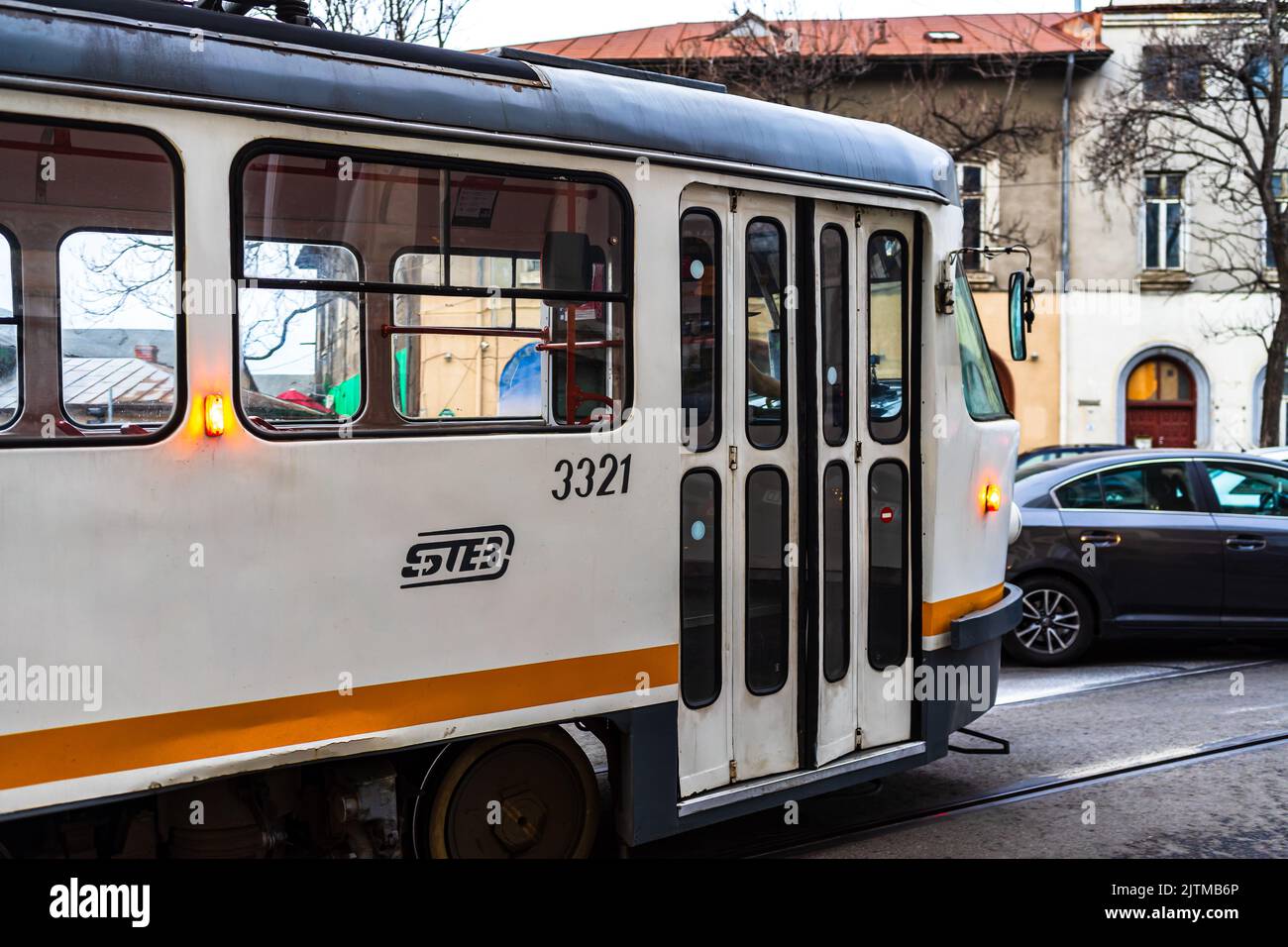 STB tram or tramvai in Bucharest, Romania, 2022 Stock Photo - Alamy