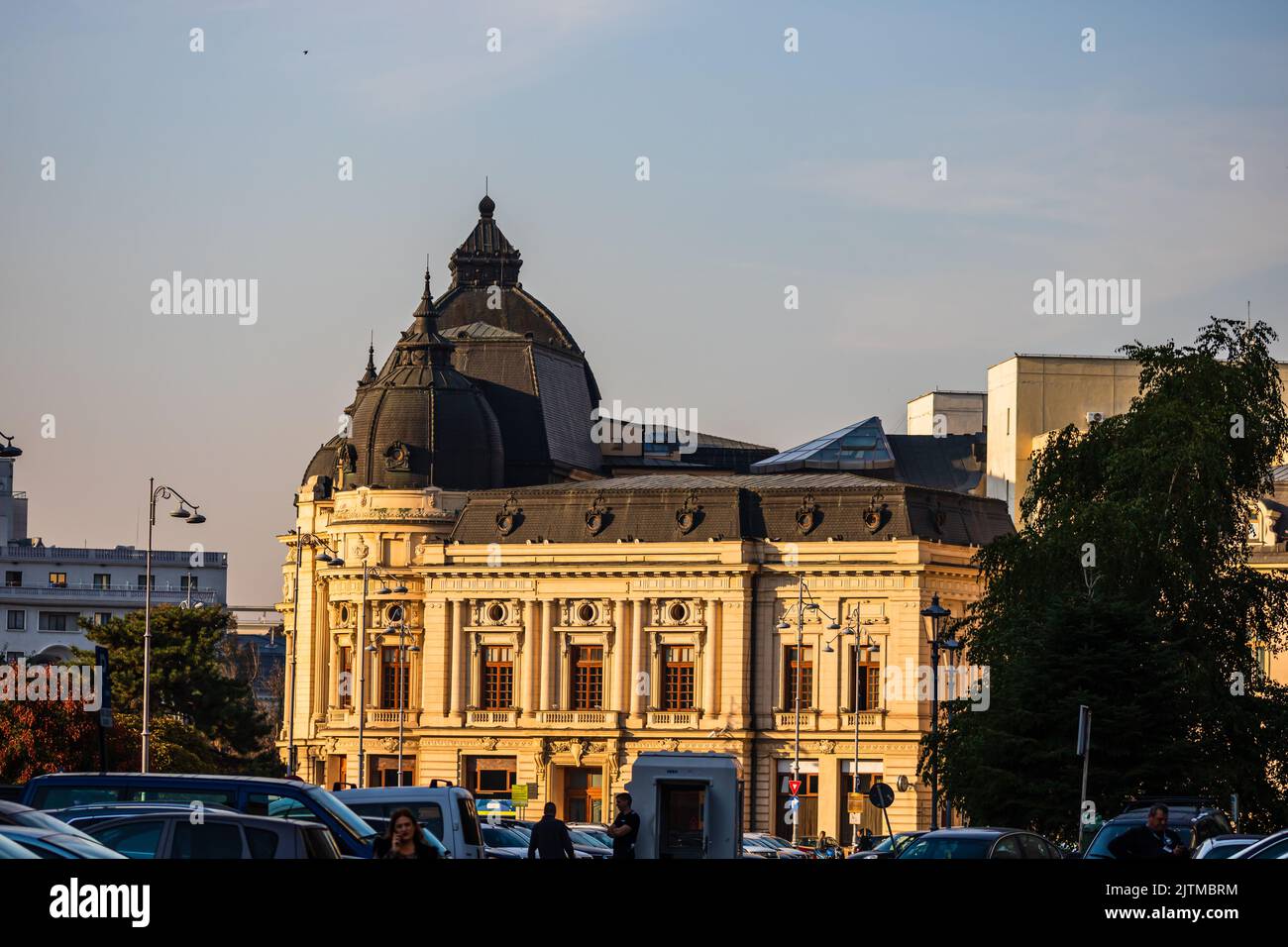 Historic building architecture in Bucharest, Romania, 2022 Stock Photo ...